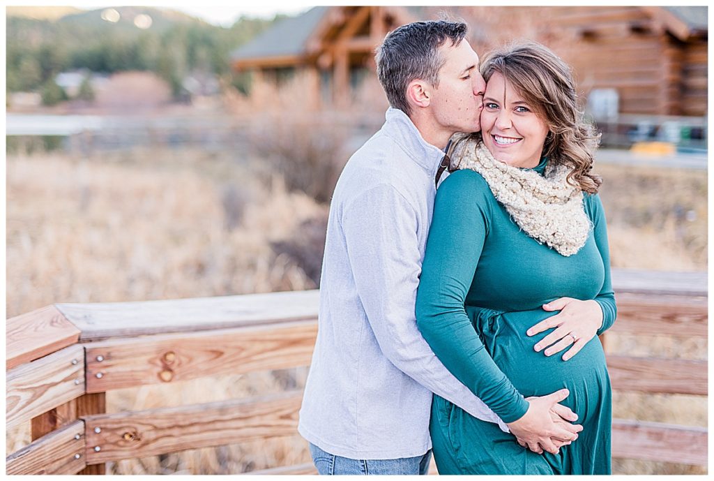 Amanda and Nick | Evergreen Lake Maternity Session ...